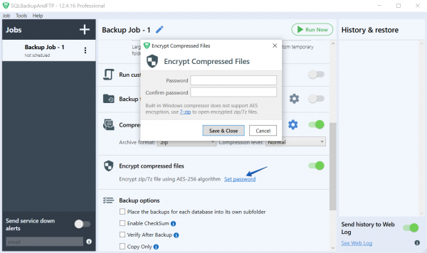 How To Encrypt Sql Server Backups Sqlbackupandftps Blog