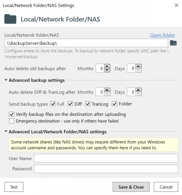 How To Backup A Sql Server Database To Nas Drive Sqlbackupandftps Blog