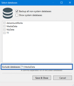 How to exclude databases from a backup job in SQLBackupAndFTP – SQLBackupAndFTP's blog