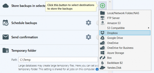 How to Backup SQL Server to Dropbox – SQLBackupAndFTP's blog