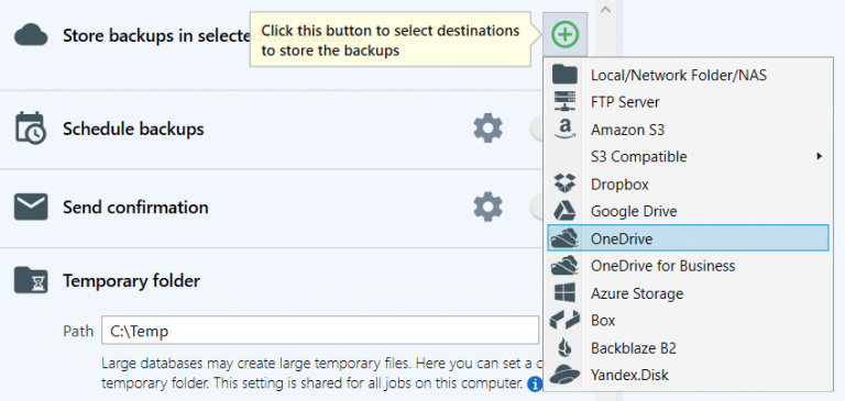 How to Backup SQL Server to OneDrive – SQLBackupAndFTP's blog