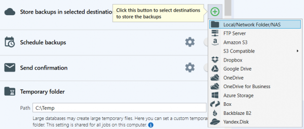 How to Backup SQL Server to Local or Network Folder | SQLBackupAndFTP's ...