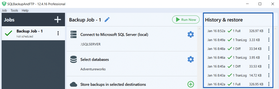 How To Backup Sql Database Automatically Using Sqlbackupandftp Sqlbackupandftps Blog