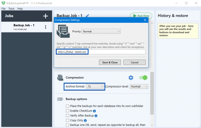 Recommendation On How To Backup Large Databases With Sqlbackupandftp Sqlbackupandftps Blog