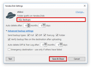How to backup SQL Server to Yandex Disk – SQLBackupAndFTP's blog