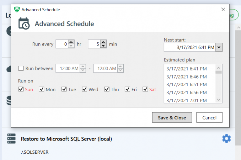 Scheduled Restore How To Set Up Log Shipping Sqlbackupandftps Blog