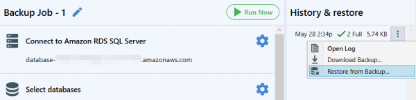 How to backup and restore Amazon RDS SQL Server – SQLBackupAndFTP's blog