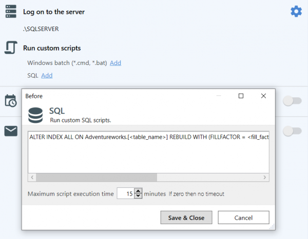 How to automate maintenance of your databases – SQLBackupAndFTP's blog