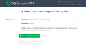 Installation - SQLBackupAndFTP Documentation